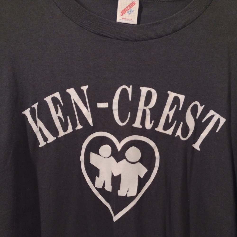 Vintage Jerzees Tag Single Stitch - Ken-Crest Black T… - Gem